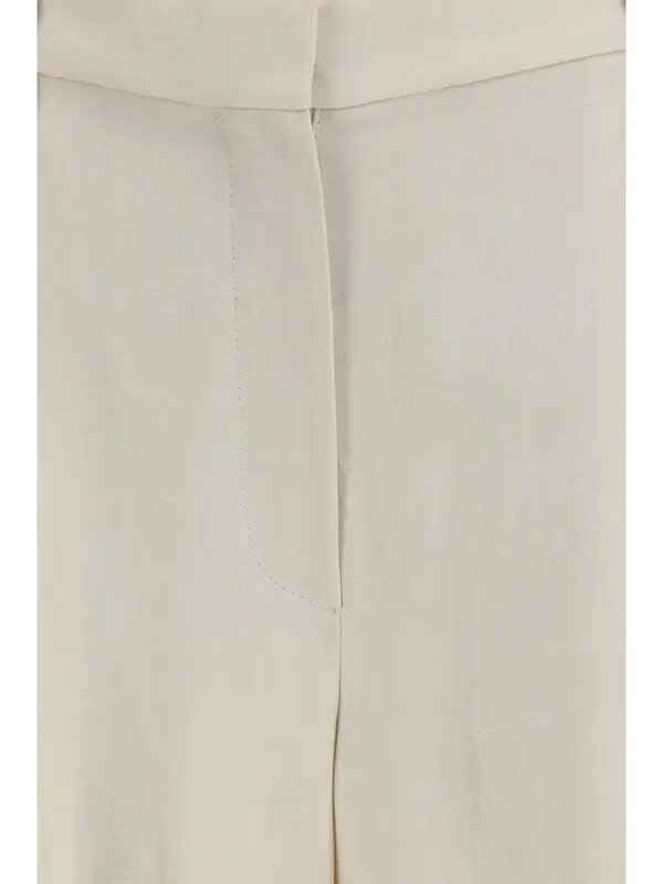 Brunello Cucinelli Wide Pants In Fluid Twill