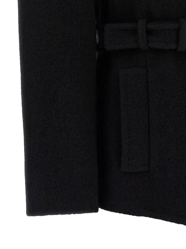 Balmain Anthem' Belted Caban