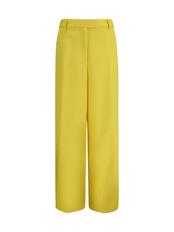 Dries Van Noten Jacquard Wide-leg Trousers