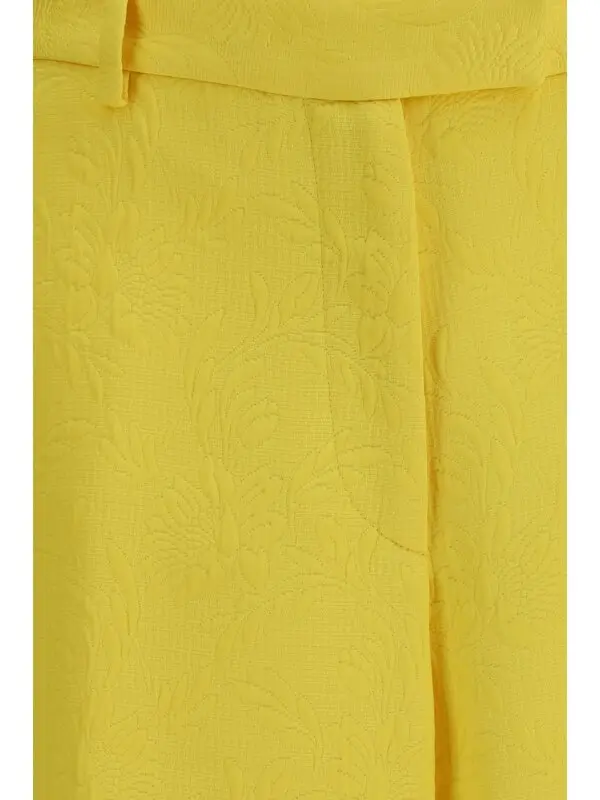 Dries Van Noten Jacquard Wide-leg Trousers