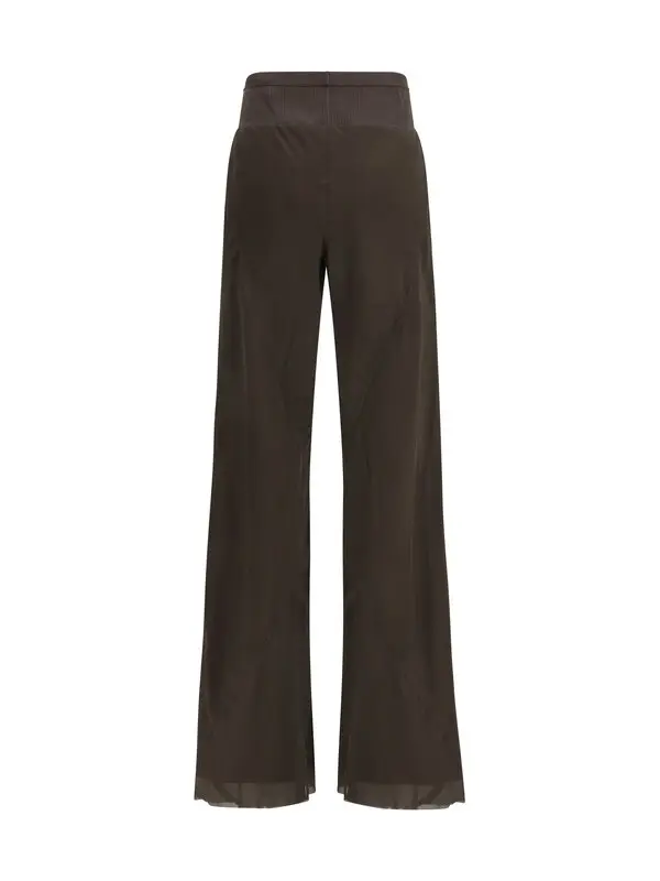 Rick Owens Bias Pants With A Bias-cut