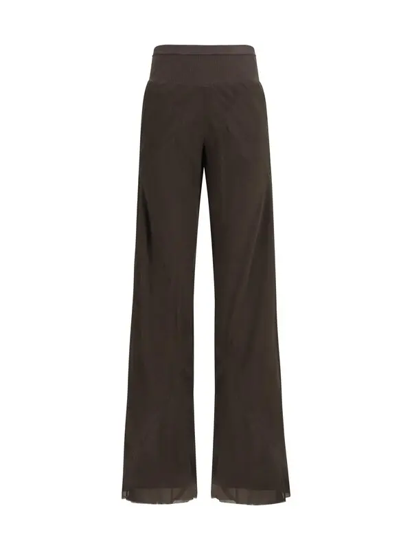 Rick Owens Bias Pants With A Bias-cut - Brown