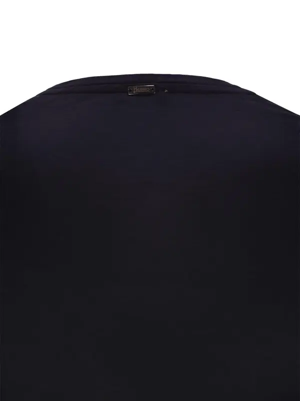 Herno Wool Jersey T-shirt - Blue