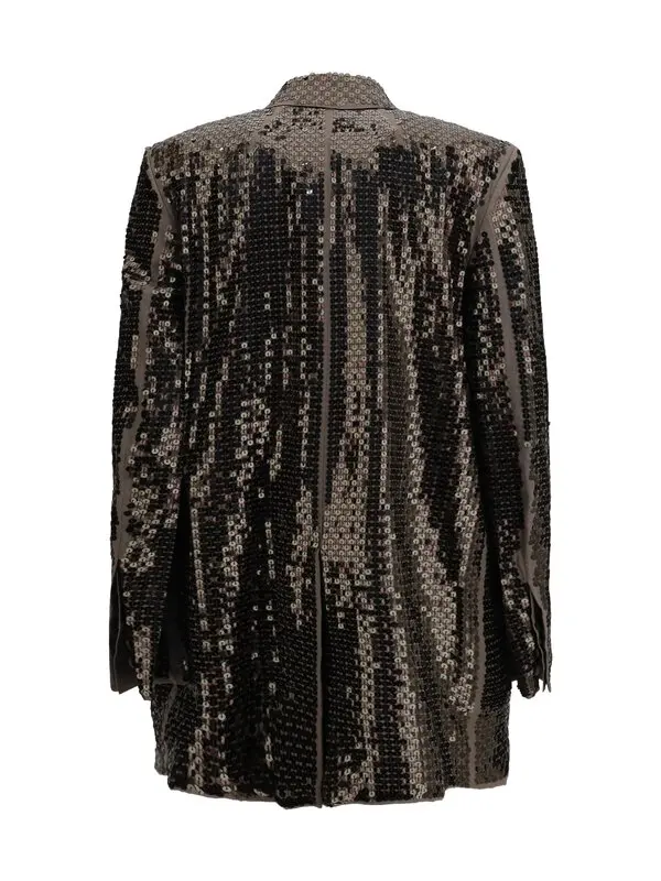 Rick Owens Concordian Embroidered Single-breasted Jacket