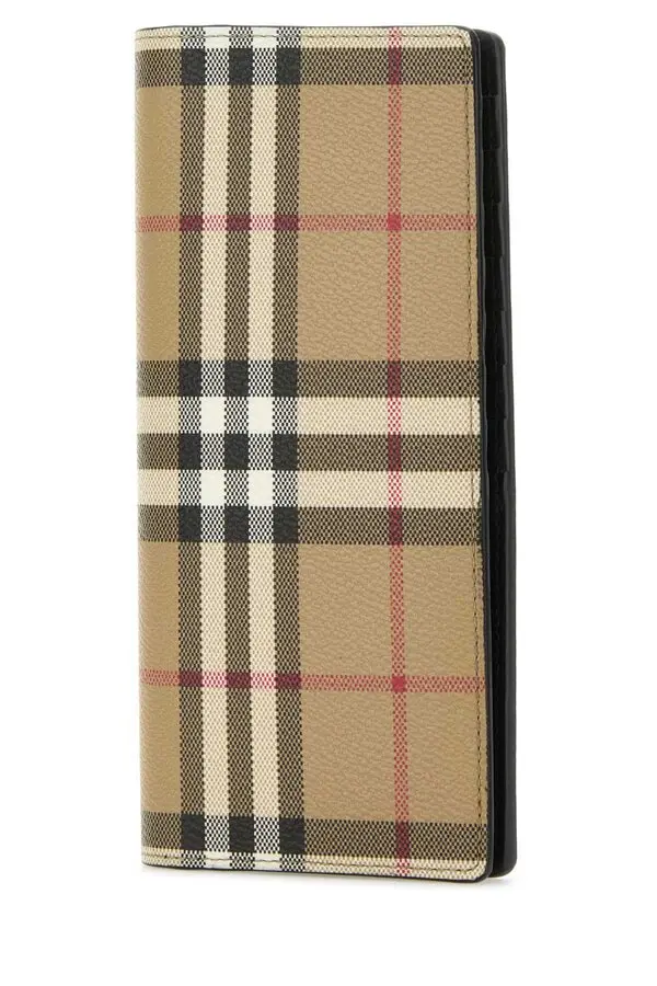 Burberry Printed Canvas Wallet - Multicolor
