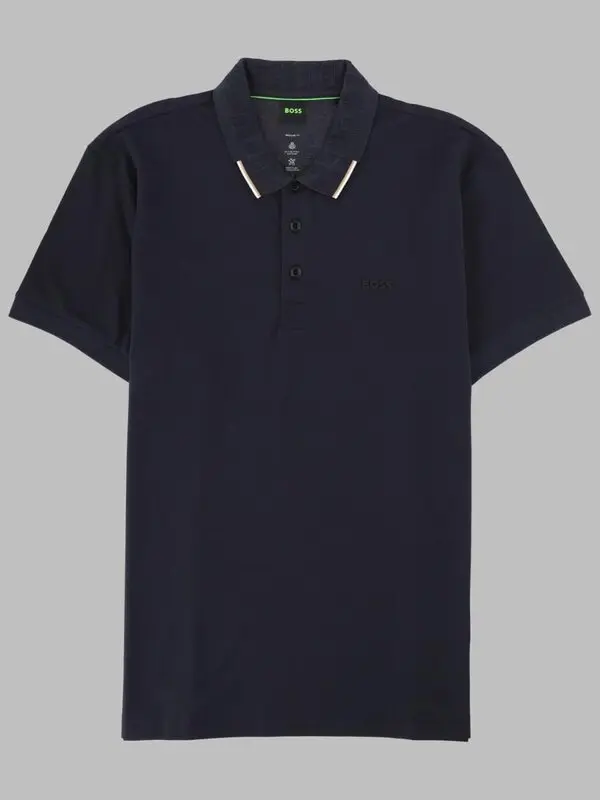 BOSS Polo Con Logo - Blue