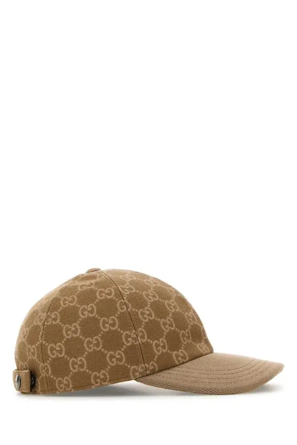 Gucci Embroidered Wool Baseball Cap