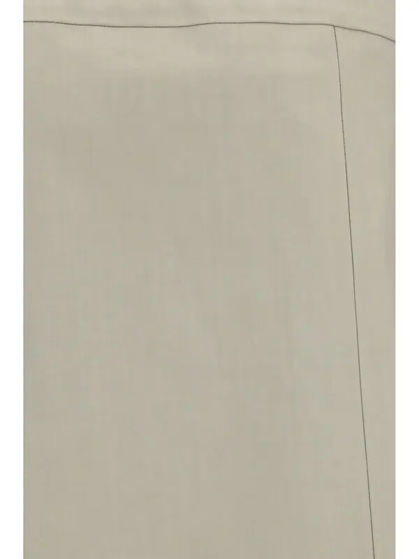 RIER Bonded Cotton Skirt - Green
