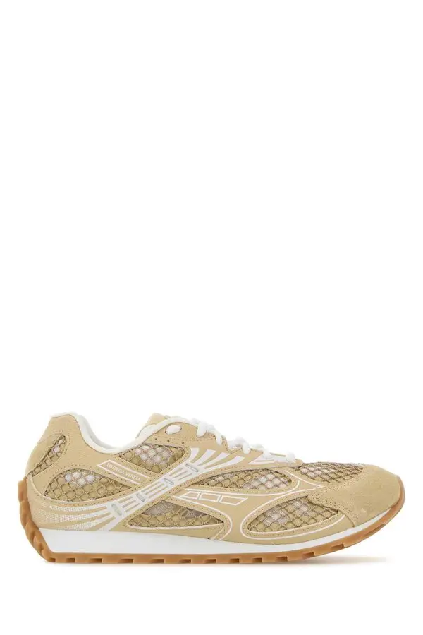 Bottega Veneta Beige Orbit Sneakers - Brown