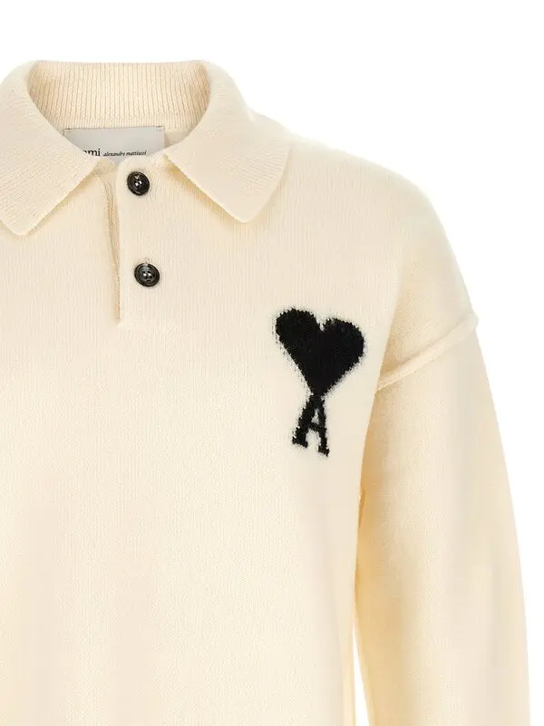 AMI Paris De Coeur' Polo Shirt