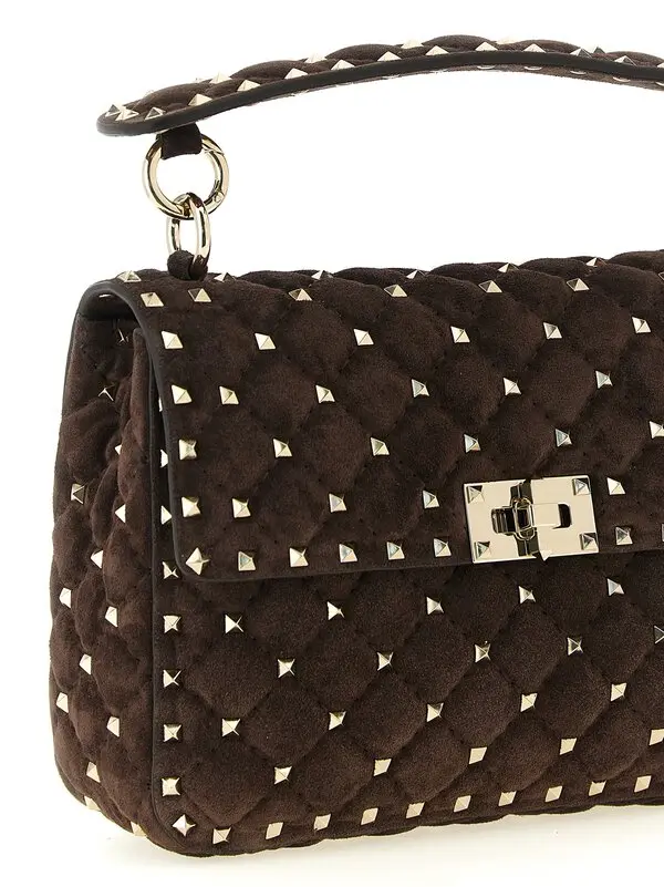Valentino Garavani Rockstud Spike Crossbody Bag - Brown