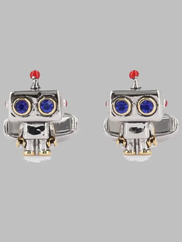 Paul Smith Robot Cufflinks - Silver