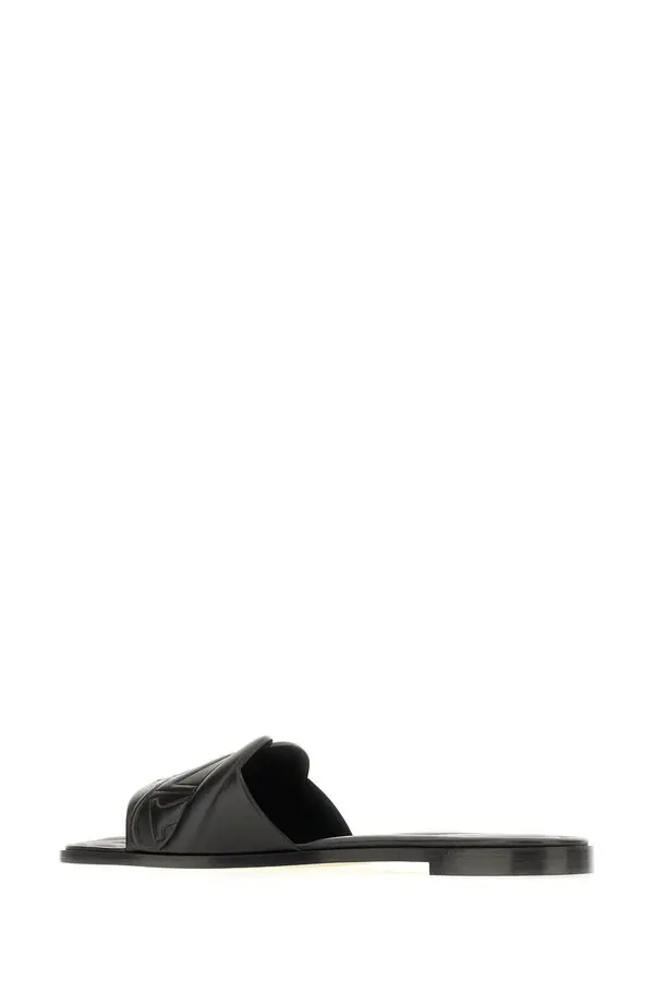 Alexander McQueen Leather Slides - Multicolor