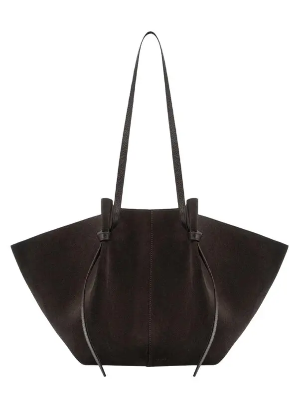 Yuzefi Leather Mochi Tote Bag - Black