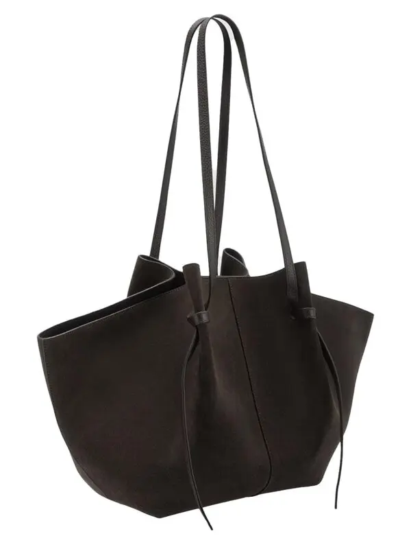 Yuzefi Leather Mochi Tote Bag - Black