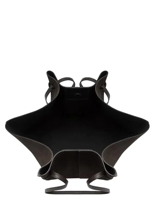 Yuzefi Leather Mochi Tote Bag - Black