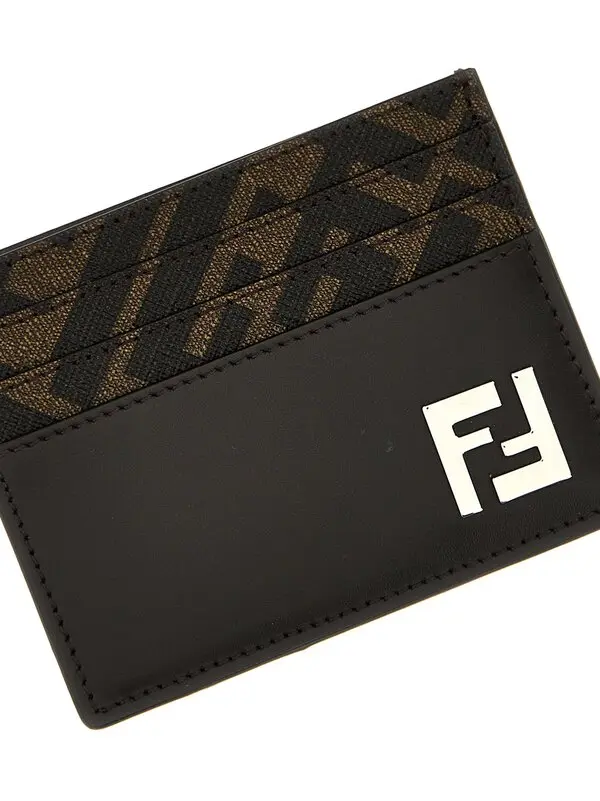 Fendi Squared Ff' Card Holder