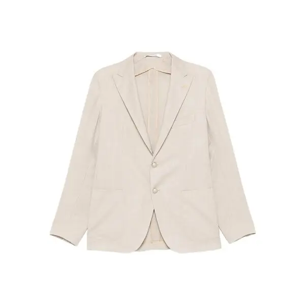 Tagliatore Virgin Wool Blazer - Cream