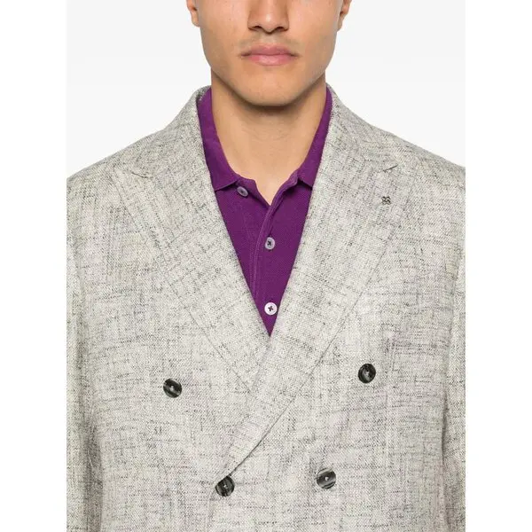 Tagliatore Grey Jackets Blazers