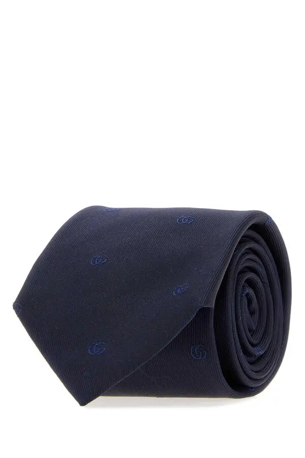 Gucci Midnight Blue Jacquard Tie