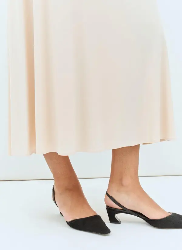 JIL SANDER Layered Midi Skirt