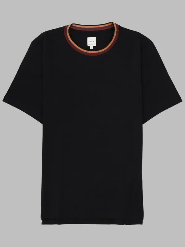 Paul Smith T-shirt Con Collo Stripes