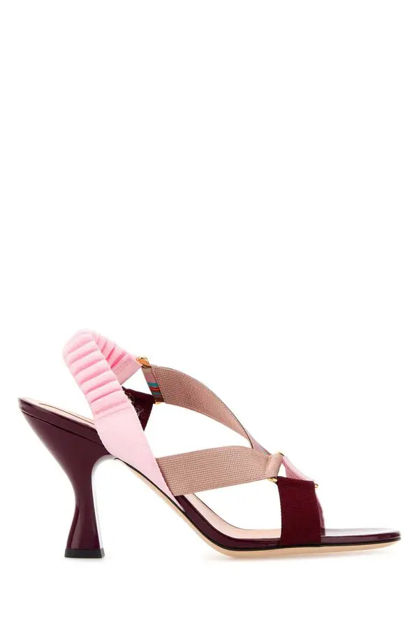 Fendi Fabric Colibrã¬ Iconic Sandals - Multicolor