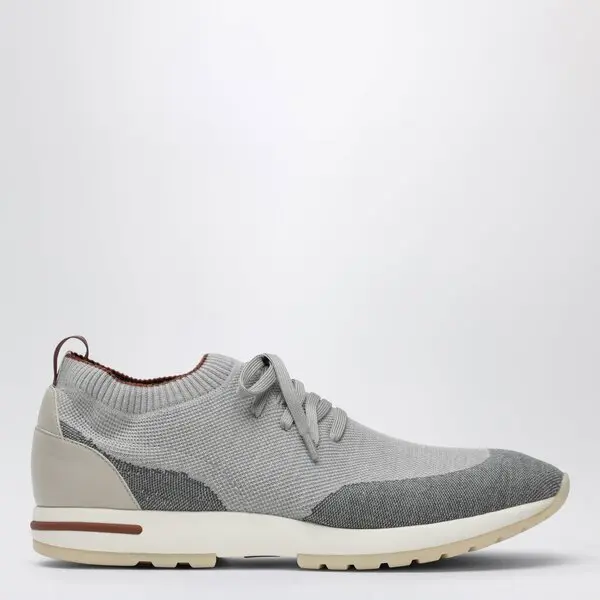 Loro Piana 360 Lp Flexy Walk Mix Wool Sneakers - Gray