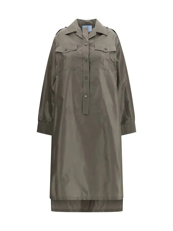 Prada Taffeta Dress - Green