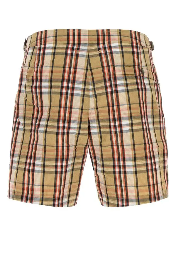 Burberry Printed Seersucker Swimming Shorts