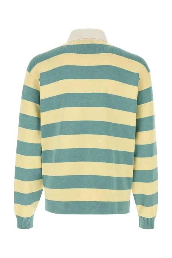 Gucci Embroidered Silk Blend Polo Shirt - Multicolor