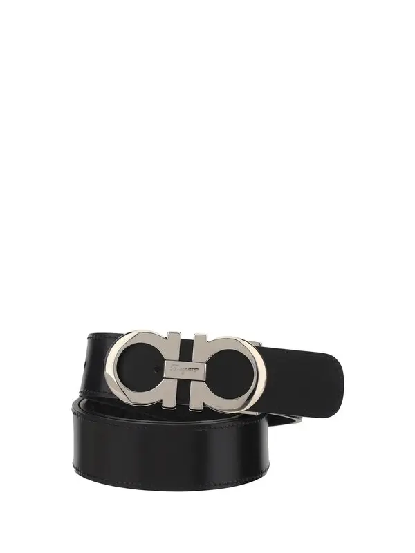 FERRAGAMO Reversible And Adjustable Leather Belt
