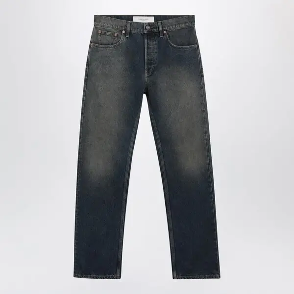 GOLDEN GOOSE Journey Straight-leg Cotton Jeans - Blue