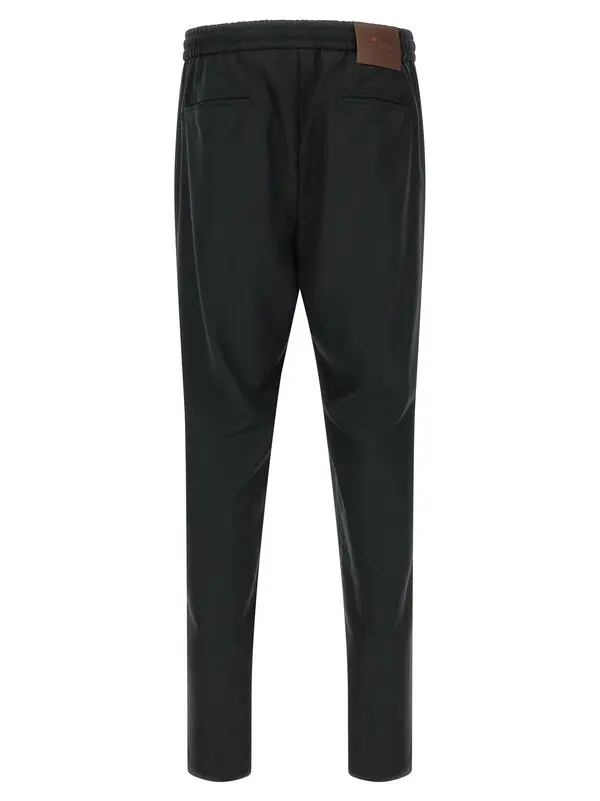 Kiton Red Button Pants