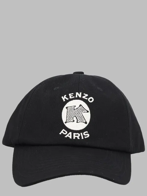 Kenzo Logo Baseball Cap - Black