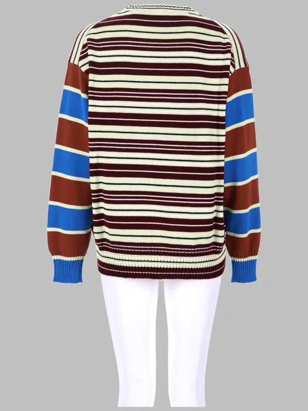 Paul Smith Striped Lambswool And Cotton Sweater - Multicolor