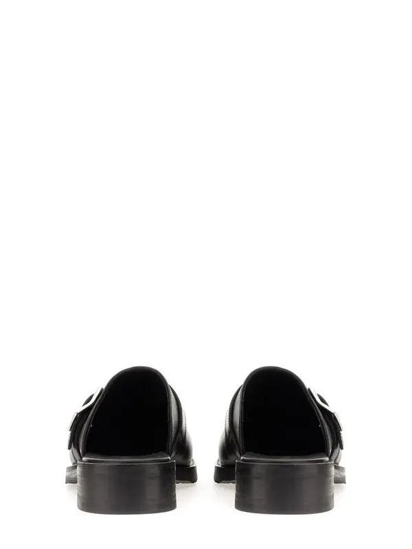 Our Legacy Camion Leather Mules - Black