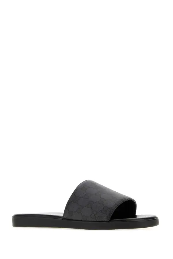Gucci Gg Canvas Slippers