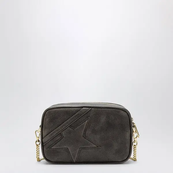 GOLDEN GOOSE Mini Star Leather Bag - Brown