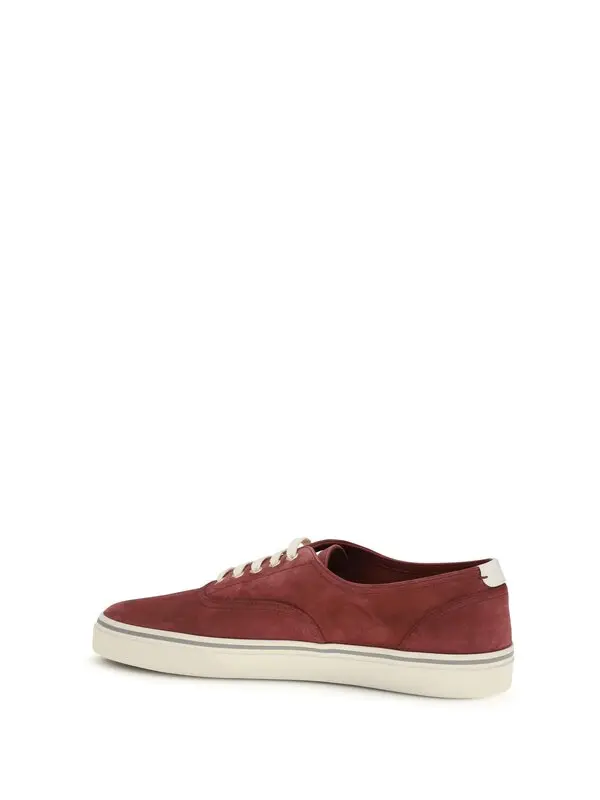 Brunello Cucinelli Reversed Calfskin Sneakers