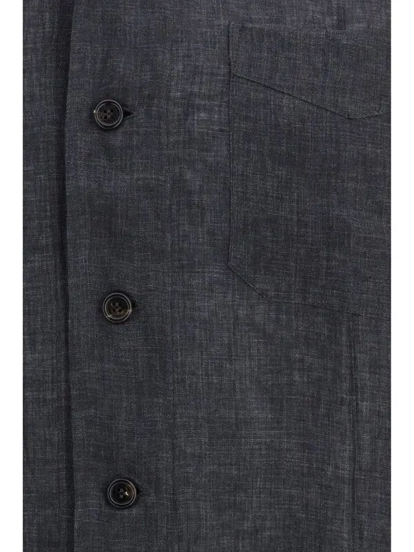 Brunello Cucinelli Easy Fit Linen Shirt