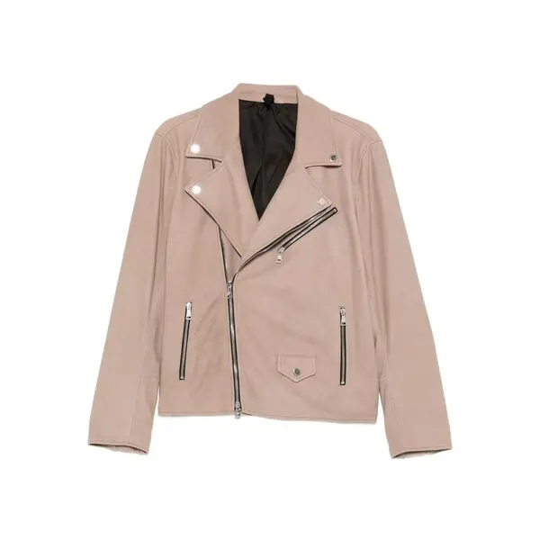 Tagliatore Neutrals Jackets Biker Jackets