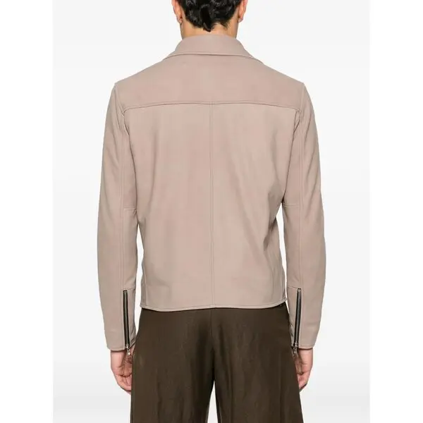 Tagliatore Neutrals Jackets Biker Jackets