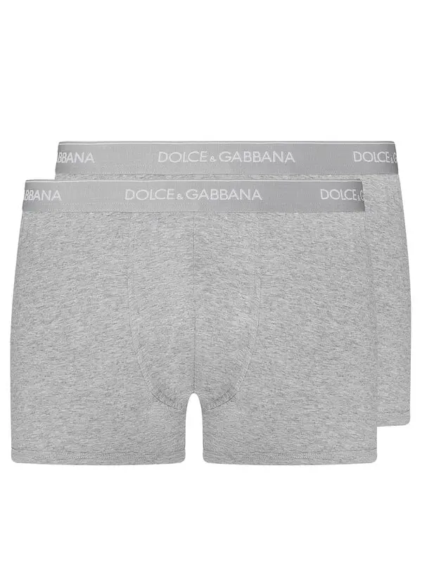 Dolce & Gabbana Bi-pack Boxer Regular - Gray