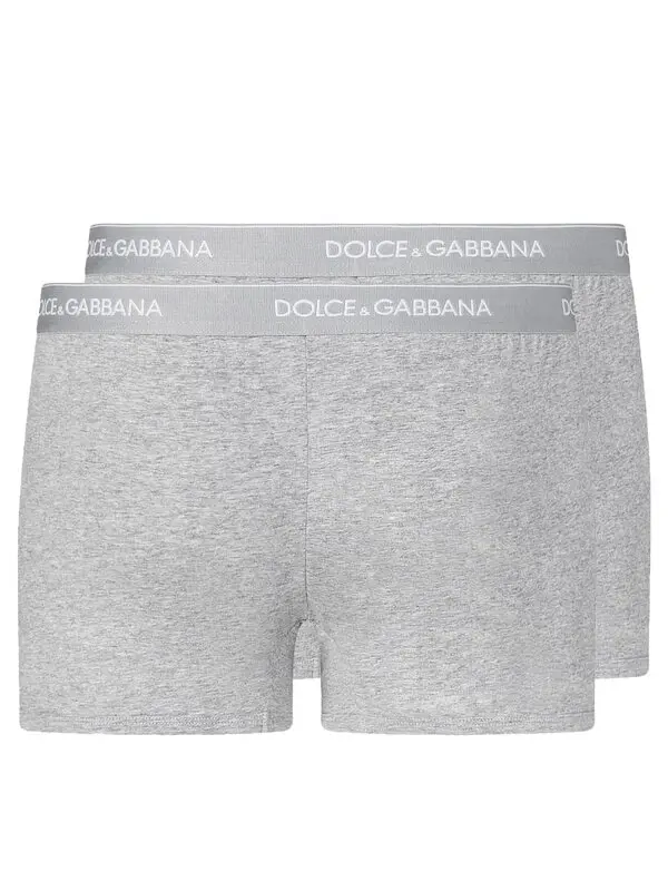 Dolce & Gabbana Bi-pack Boxer Regular - Gray