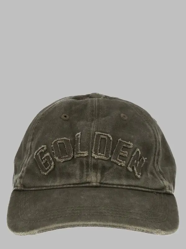 GOLDEN GOOSE Logo Patch Baseball Cap - Brown