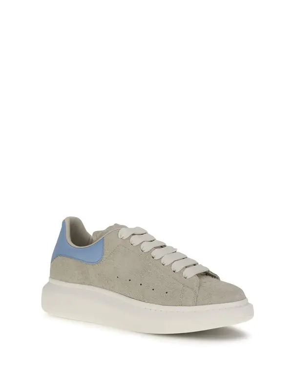 Alexander McQueen Oversized Suede Sneakers - Cream