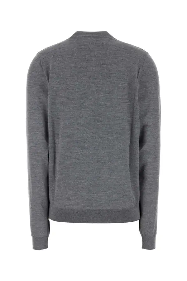 Gucci Grey Wool Cardigan