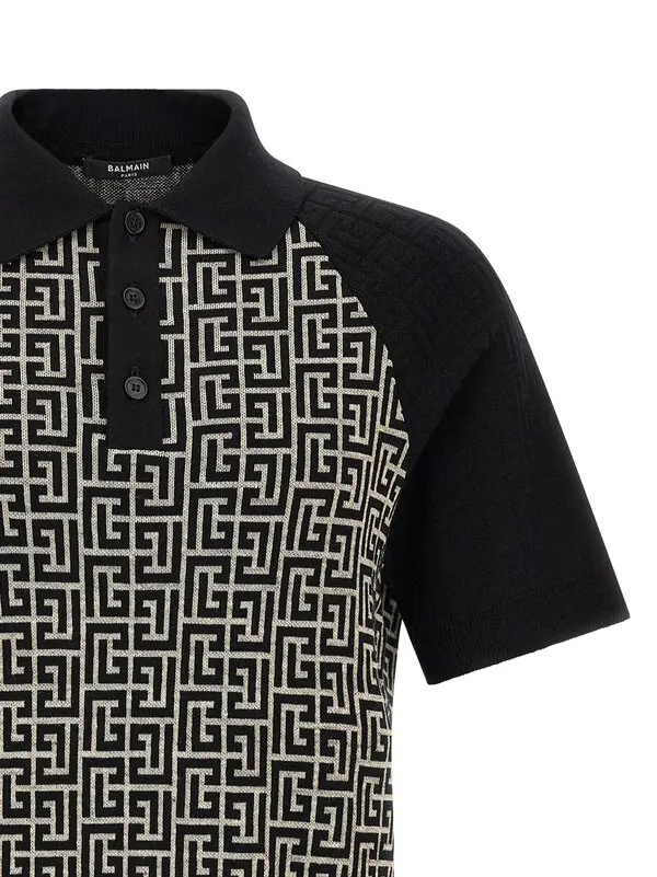 Balmain Pb Monogram Polo