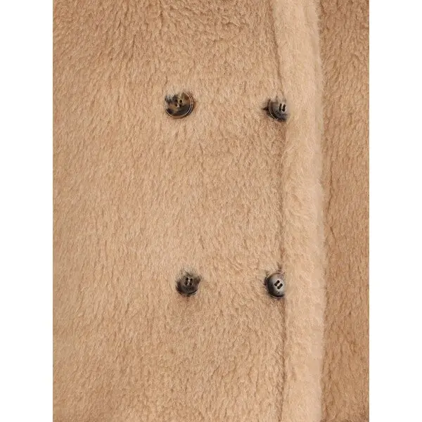 Max Mara Faux Fur & Shearling Jacket - Cream